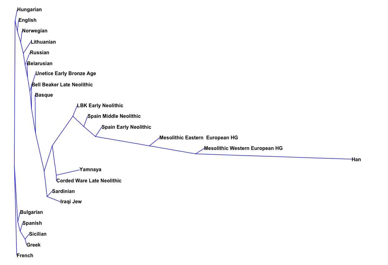 Visualizing intra-European phylogenetic distances – Gene Expression