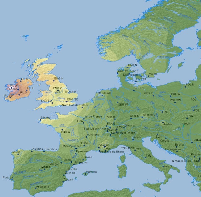 R1b-L21 and Goidelic Celtic – Gene Expression
